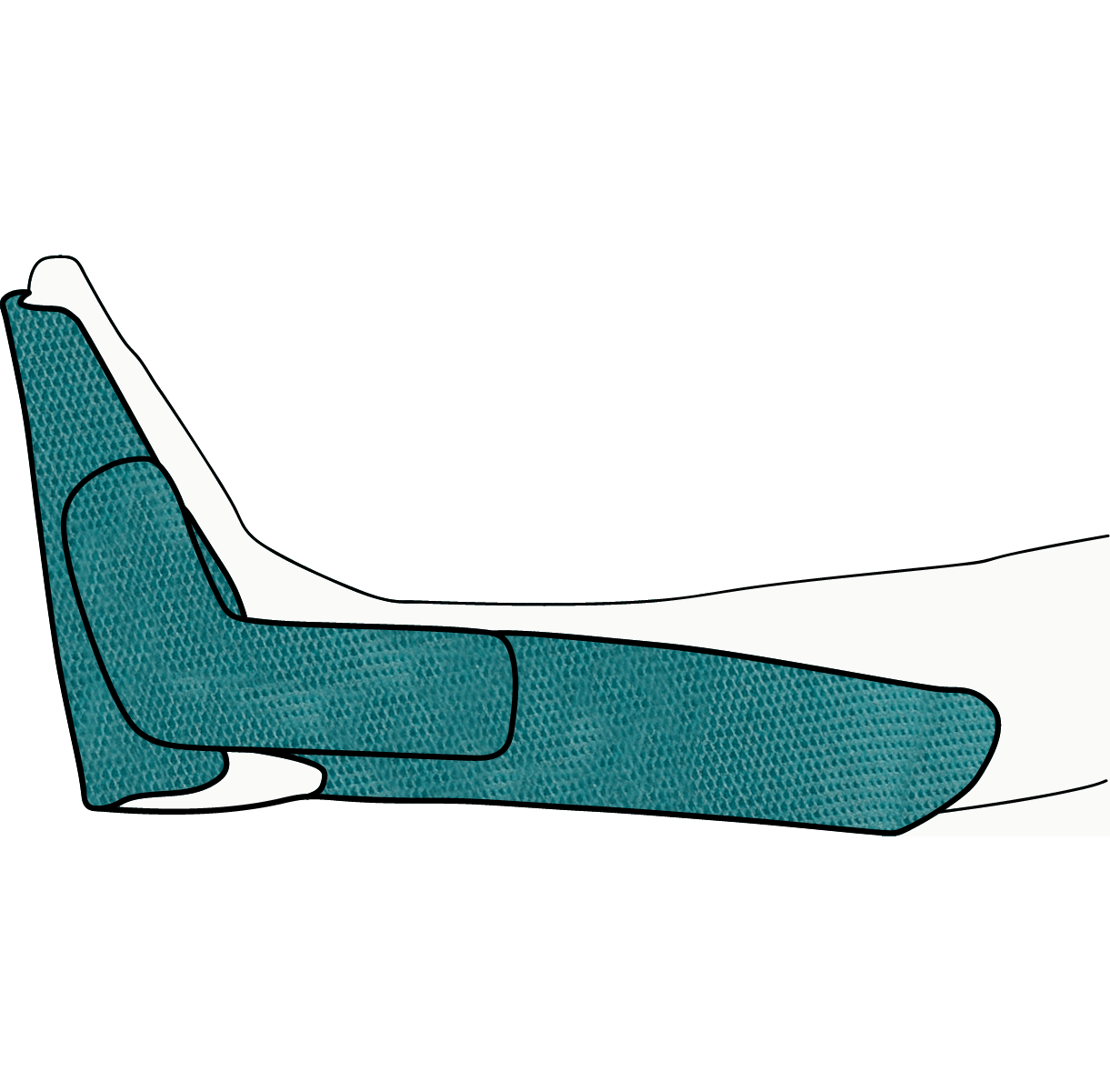 Universal resting orthosis for foot & ankle (disinfectable shell ...